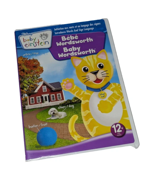 DISNEY BABY EINSTEIN: Baby Wordsworth DVD Introduces words and sign ...