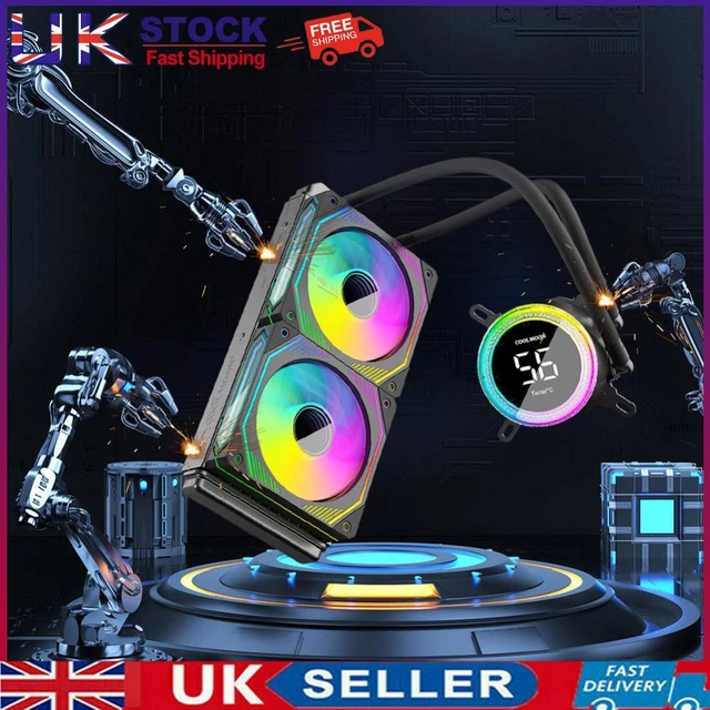 LIQUID CPU COOLER with 120mm ARGB PWM Fan Liquid CPU Water Cooler for ...