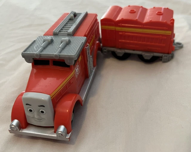 THOMAS & FRIENDS Trackmaster Motorised Trains FLYNN The Fire Engine ...