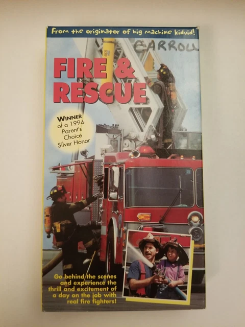 VINTAGE FRED LEVINE Original FIRE & RESCUE VHS TESTED £7.59 - PicClick UK
