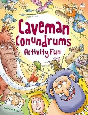 CAVEMAN CONUNDRUMS (ACTIVITY Fun Books), Telford, Lisa, Used; Good Book ...