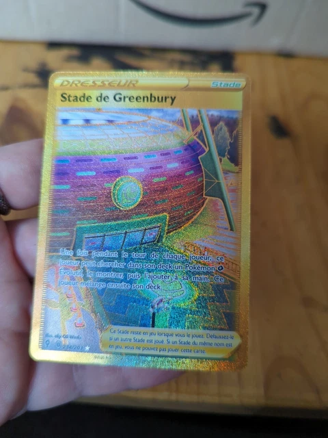 CARTE POKÉMON GOLD Stade de Greenbury 234/203 - EB07 Evolution Céleste ...
