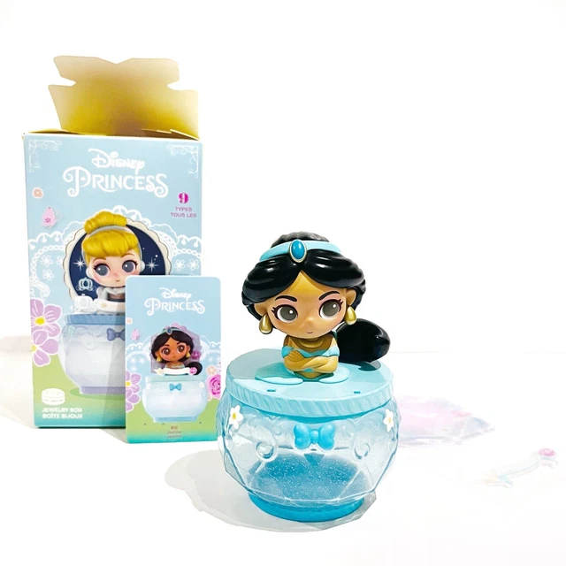 MINISO DISNEY PRINCESS Jewelry Box Jasmine Aladdin Dreamy Flowers Blind ...