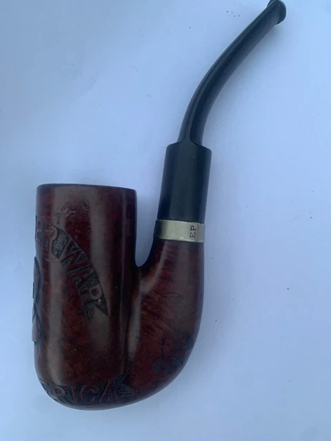 VINTAGE BOER WAR Tobacco Pipe With Kruger Carving Vgc £41.00 - PicClick UK