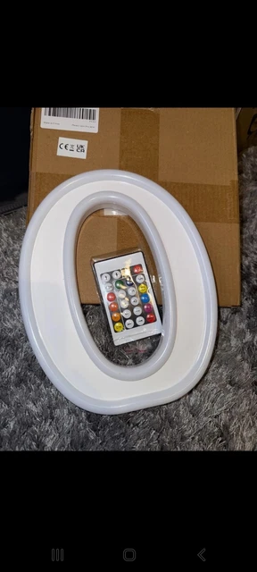 RAINBOW LIGHT UP Letters, Colorful LED Letter Lights 16 Color Changing ...