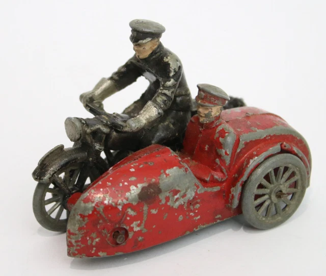 VINTAGE MOTORCYCLE AND side car motorbike possibly MORESTONE police ...