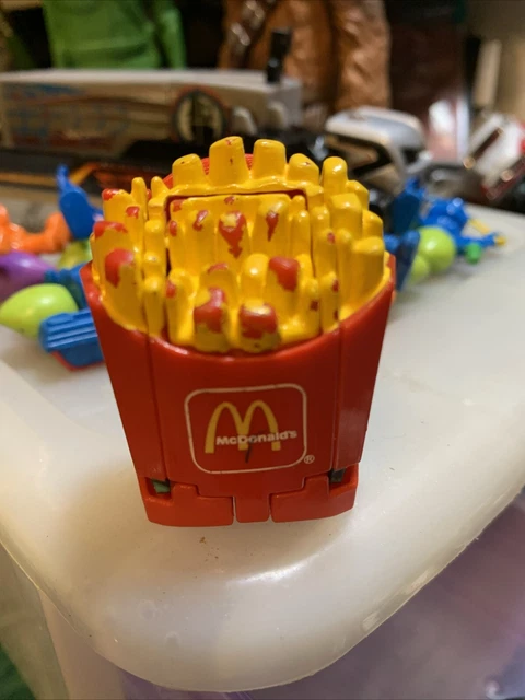 1987 MCDONALDS HAPPY Meal Transformer French Fries Robot Transformer ...
