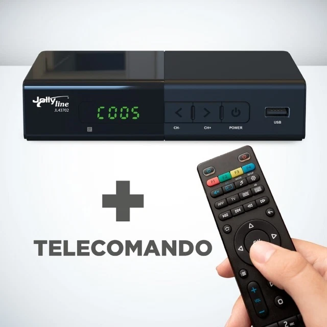 DECODER DIGITALE TERRESTRE Dvb-T2 Hevc Full Hd 1080P H.265 Jl43702 EUR ...