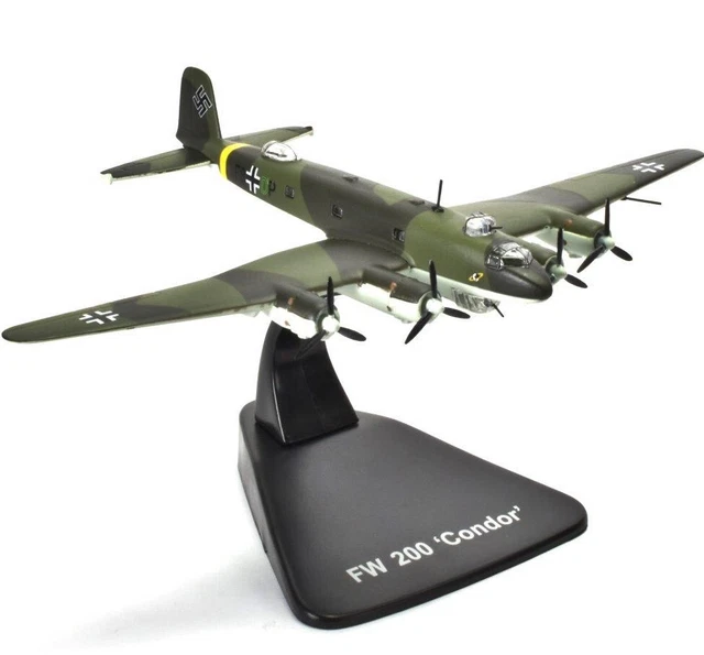 FW 200 'CONDOR' Bomber of WWII Die-Cast Model Focke-Wulf Aircraft Scale ...