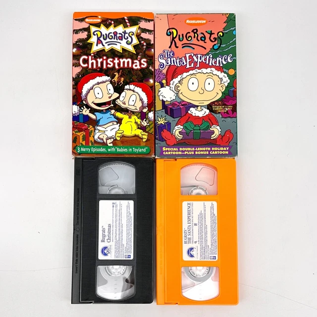 RUGRATS - CHRISTMAS VHS - Lot Of 2 - Santa Experience Nickelodeon ...