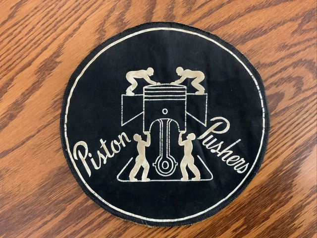 VINTAGE PISTON PUSHERS Drag Racing Club Patch $49.99 - PicClick