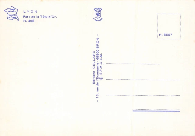 69 LYON PARC De La Tete D Or EUR 5,90 - PicClick FR