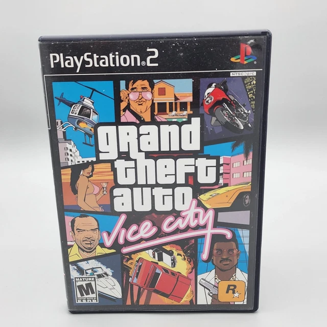 GRAND THEFT AUTO: Vice City (Sony PlayStation 2, 2002) PS2 MAP No ...