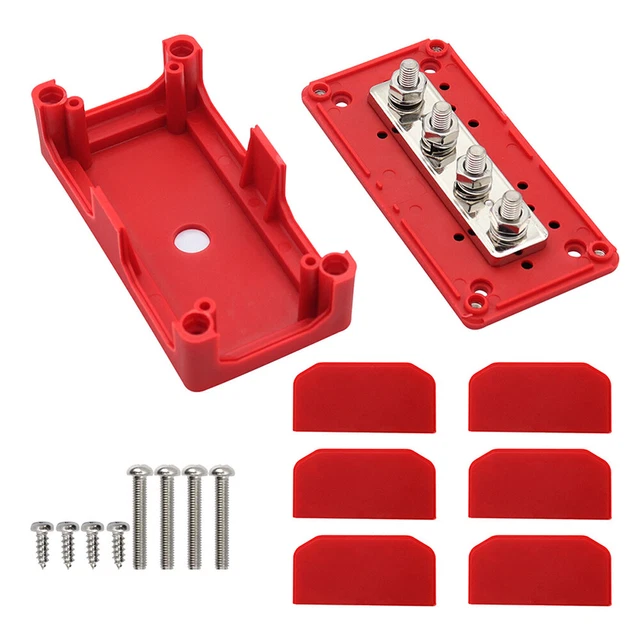 BUS BAR POWER Distribution Box Terminal Block M8 300A Busbar 12V 24 V C7F0 $43.95 - PicClick AU