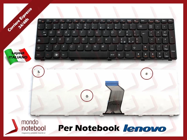 CLAVIER ITALIEN IBM LENOVO Ideapad 9Z.N5SSW.A0T 9Z.N5SSW.A2M 9Z.N5SSW ...