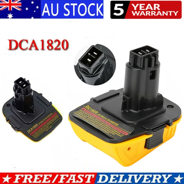 DCA1820 FOR DEWALT Battery Adapter 18V/20V Li-ion Convert To Ni-Cad Ni ...