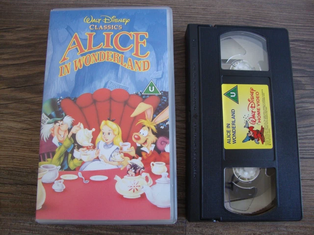 WALT DISNEY CLASSICS Alice in Wonderland VHS Video Tape 1995 EUR 5,84 - PicClick IT