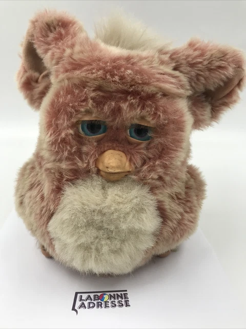 2005 TIGER FURBY Emoto-tronic Hasbro 59294 Pink Red Velvet Blue Eyes ...