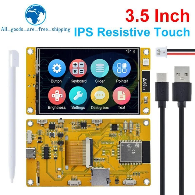 LCD TFT MODULE 3.5 inch ESP32 LVGL WIFI Bluetooth Smart Display Screen ...