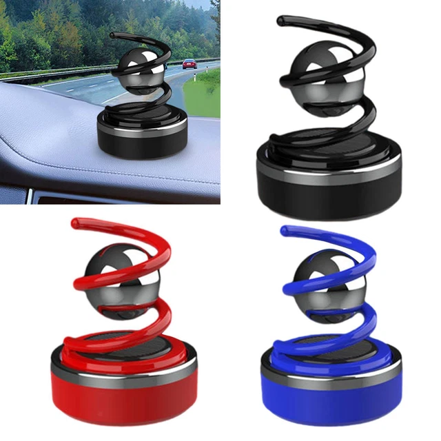 SOLAR CAR DIFFUSER, Solar Powered Rotating Car Essential Oil Diffuser ...