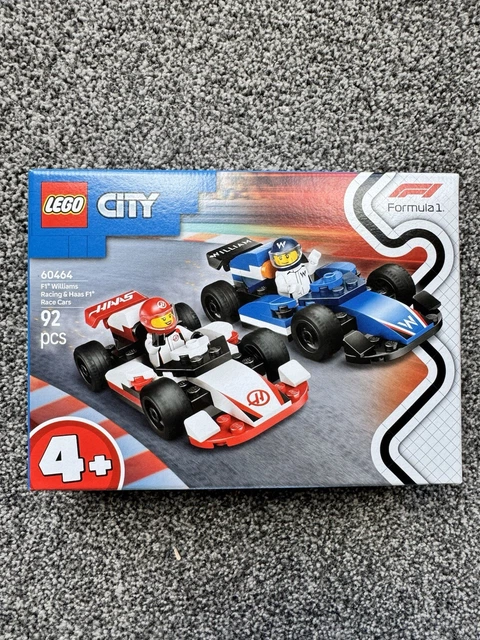 LEGO CITY 60464 F1® Williams Racing & Haas F1 Race Cars Brand New ...