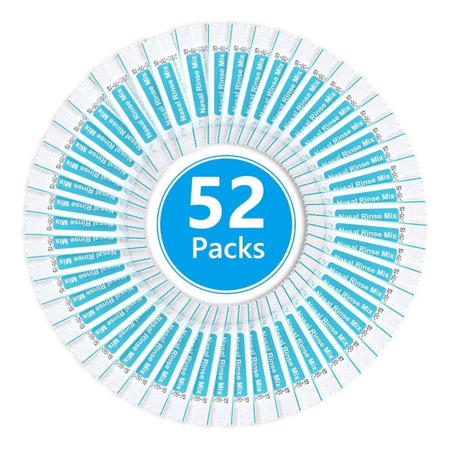 URAQT SACHETS SEL Nasal 52x2.7g Sachets de douche nasale Sel D ...