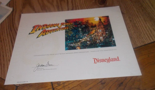 DISNEYLAND- INDIANA JONES ADVENTURE , ROGER RABBIT Commemorative ...