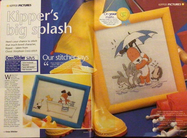 VINTAGE CROSSSTITCHER MAGAZINE January 2001 Issue No: 104...(NO FREE ...