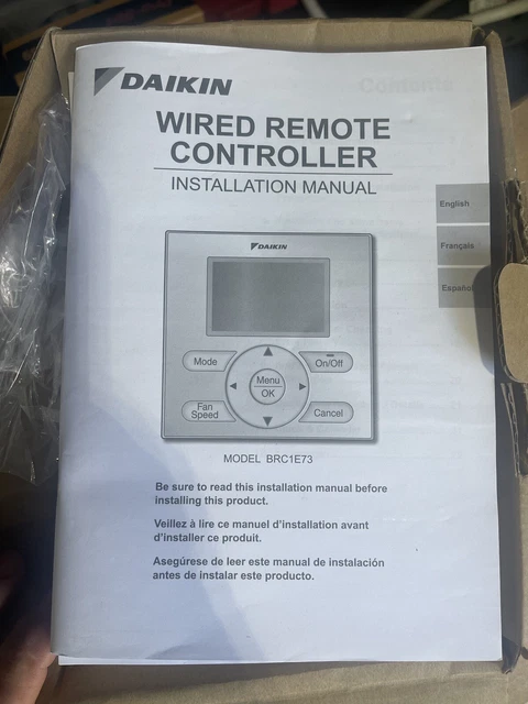 DAIKIN BRC1E73 VRF Navigation Wired Remote Controller $299.00 - PicClick
