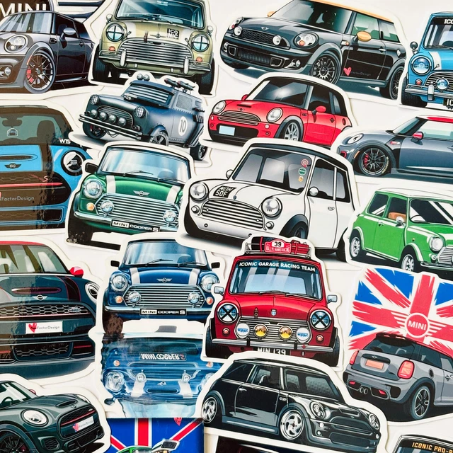 20PC STICKERS FOR Mini Cooper Austin Mini Rover Mini BMW Mini Classic ...