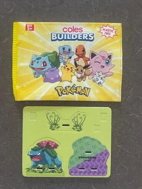 COLES POKÉMON BUILDERS 2024 Collectable Figure card Venusaur $0.01 ...