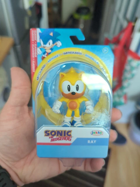 SONIC THE HEDGEHOG Ray Action Figure Jakks Pacific 6cm 2.5" NEW £9.99 ...