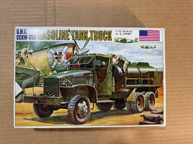 SCIENCE TREASURY 1/72 #500 G.M.C CCKW-353 Gasoline Tank truck U.S Army ...