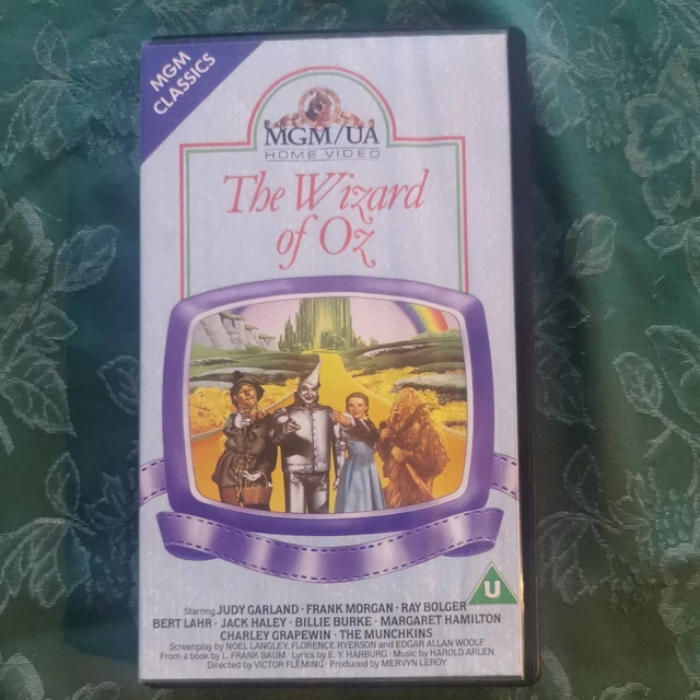 THE WIZARD OF Oz 1986 VHS Video Tape Vintage Mgm Classics SMV 10001 £4. ...