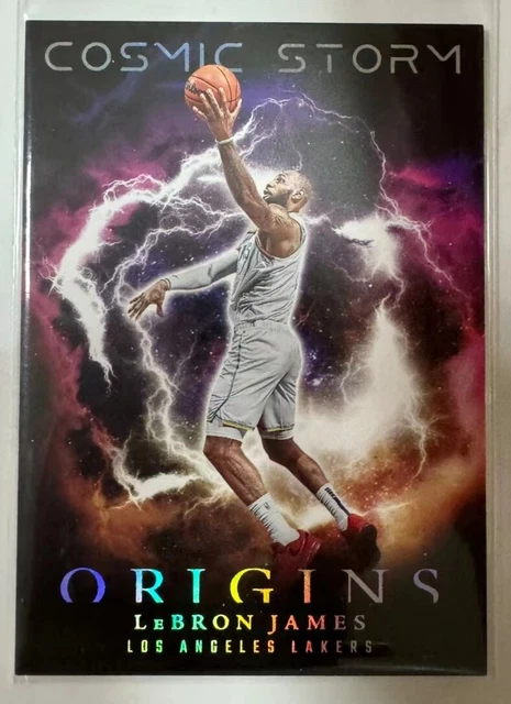 LEBRON JAMES 2023-24 Panini Origins Cosmic Storm SSP Los Angeles Lakers ...