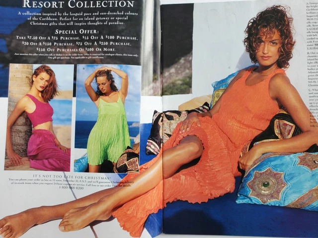 1995 RESORT CATALOGUE Victoria's Secret ELLE Macpherson YASMEEN Ghauri ...