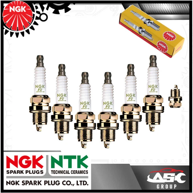 NGK JAUNE BOITE Allumage Bougie - Stk N° :2633 - Pièce N° : BPR6HS-10 ...