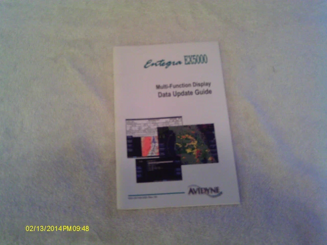 ENTEGRA EX5000 Multi-Function Display Data Update Guide $21.95 - PicClick