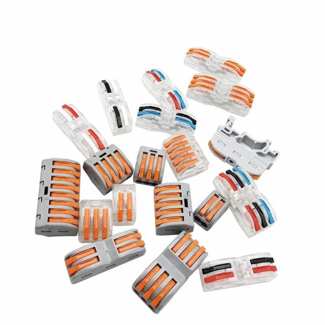 WIRE TERMINAL CONNECTOR Universal Conductor Type 222 Compact LED Wiring ...