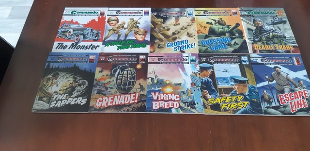 COMMANDO THE SILVER Collection Comic Books Bundle X10 EUR 5,86 ...