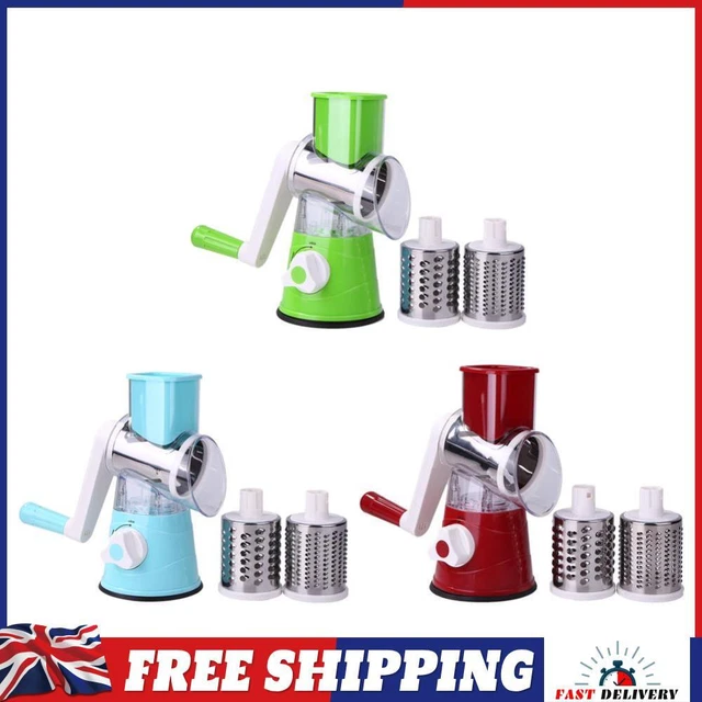 MANUAL VEGETABLE FRUIT Potato Round Cutter Slicer Shredder Kitchen ...