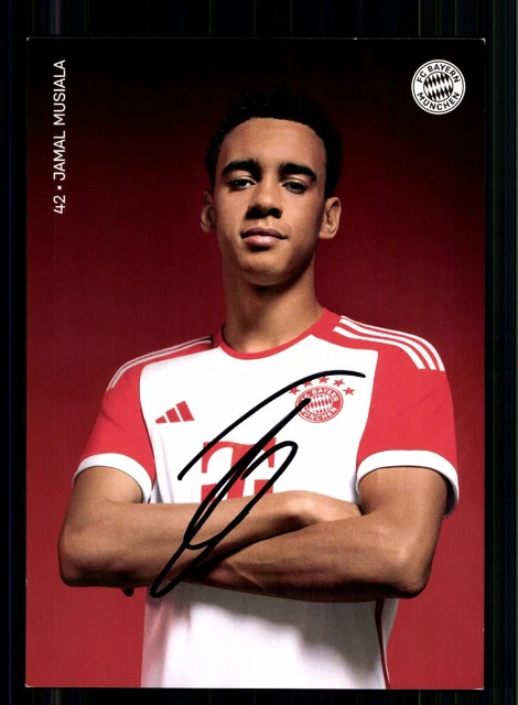 JAMAL MUSIALA AUTOGRAPH Card Bavaria Munich 2023-24 Original Signed £17 ...