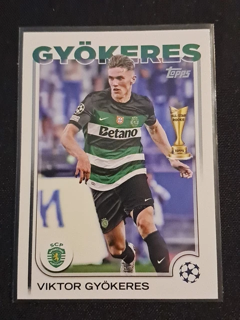 CARTE TOPPS UEFA Club Competition 2024-25 Viktor Gyokeres #131 Sporting ...