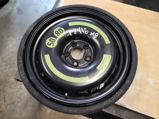 MERCEDES R172 SLK250 SLC300 Emergency Spare Tire Wheel Donut Rim 17 ...