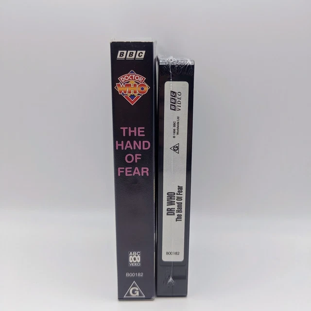 DOCTOR WHO THE Hand of Fear VHS Tom Baker BBC Rare PAL Australian Copy ...