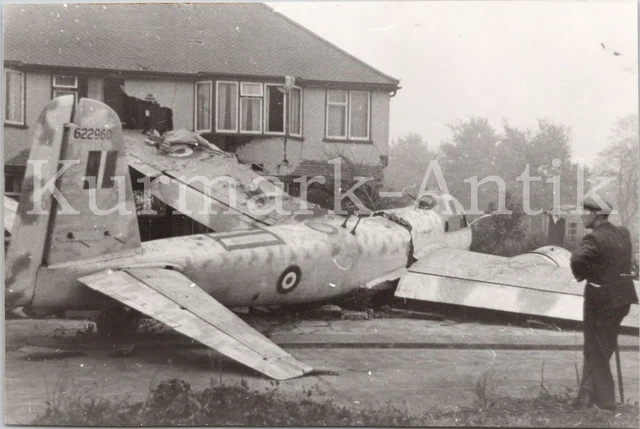 E128 FOTO WEHRMACHT Archiv Repro Luftwaffe Flugzeug 1945 England Beute ...