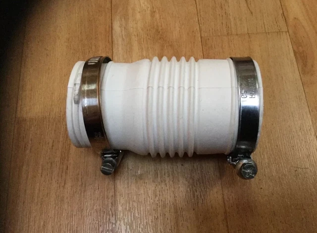 GENUINE SANIFLO MACERATOR Rubber Waste connector+Jubilee Clips £11.84 ...