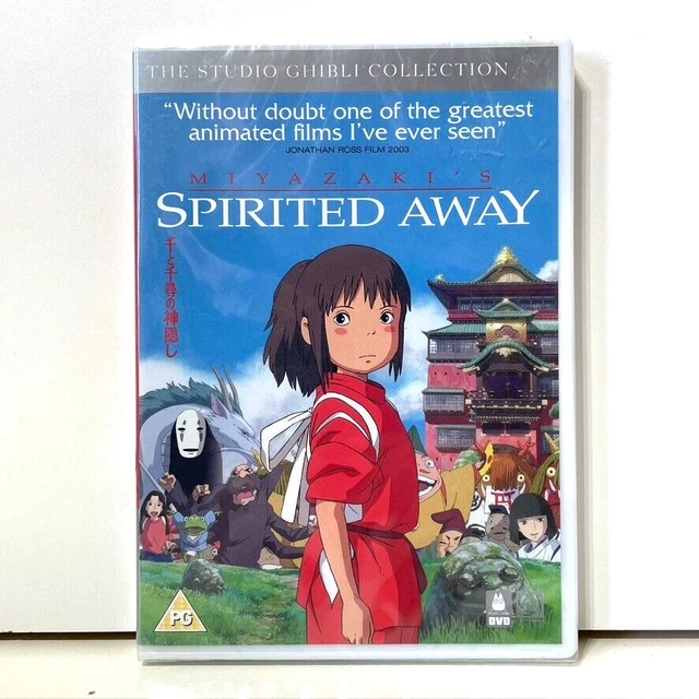 SPIRITED AWAY DVD by Hayao Miyazaki Anime Studio Ghibli Collection ...