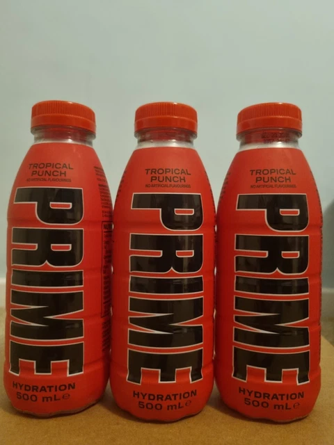 PRIME HYDRATION DRINK x1 by Logan Paul x KSI -TROPICIAL PUNCH FLAVOURS ...
