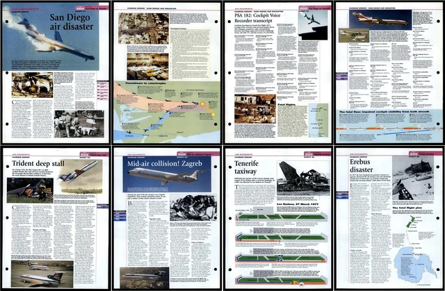 HUMAN ERROR - Accidents #808 World Aircraft Information 4 Pages £1.75 ...